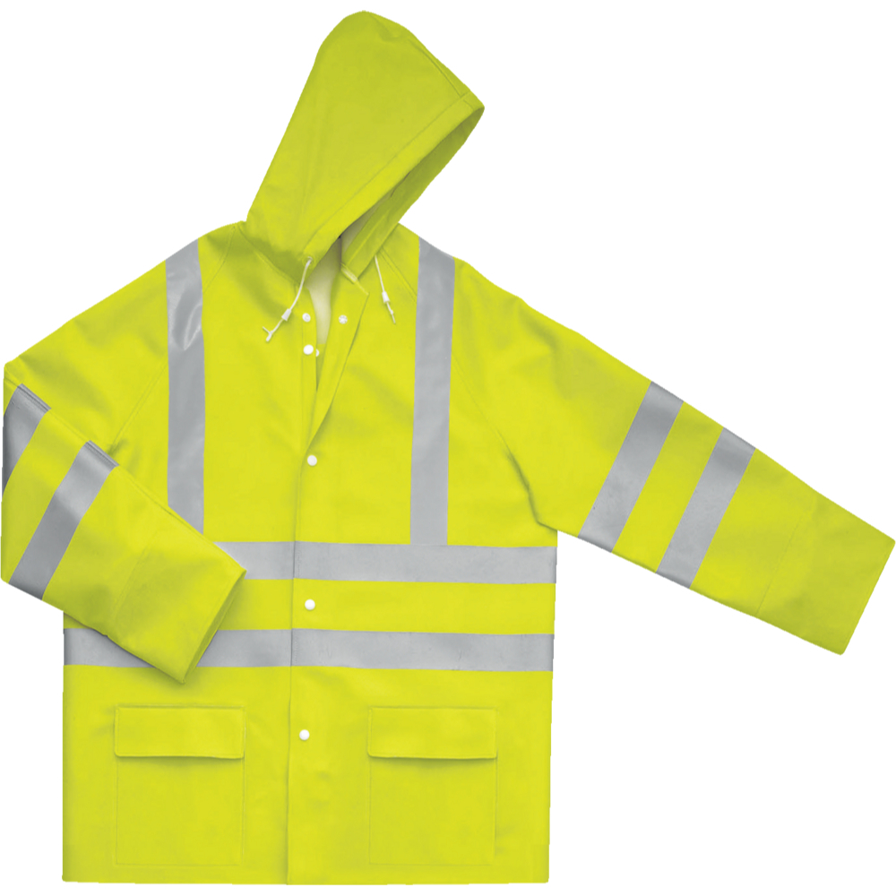 Veste de pluie haute visibilité imperméable jaune DELTA PL...