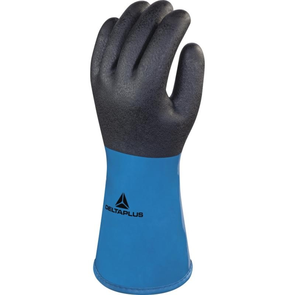 GANT DELTA PLUS PVC/NITRILE SUR SUPPORT ACRYLIQUE - BLEU - V...