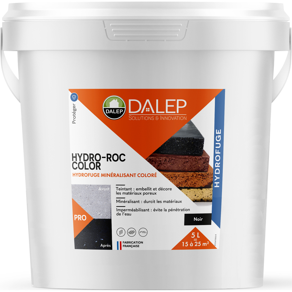 Hydrofuge Minéralisant Coloré HYDRO-ROC COLOR NOIR - Seau ...