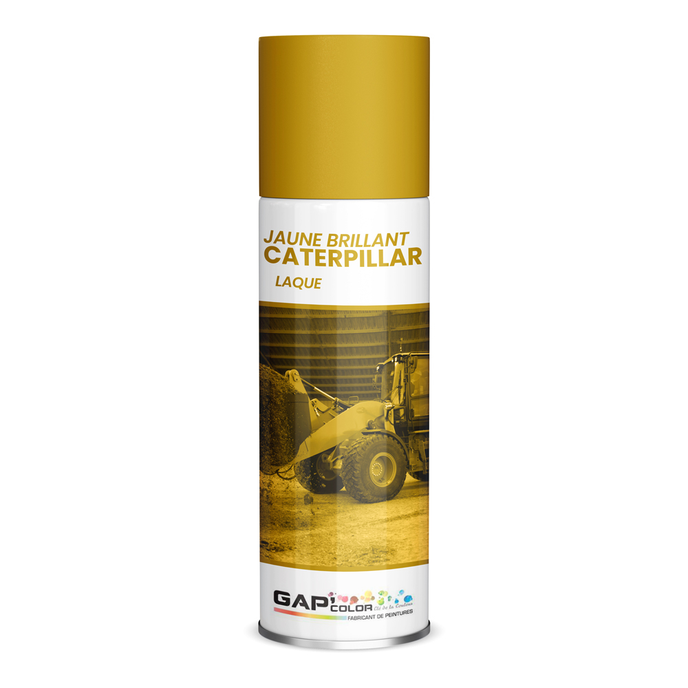 LAQUE BRILLANTE JAUNE CATERPILLAR 1KG