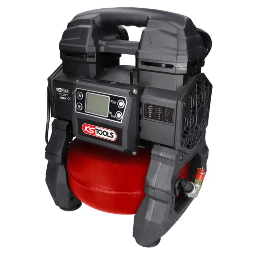 Compresseur portatif silencieux 5l sur batterie KS TOOLS - 1...