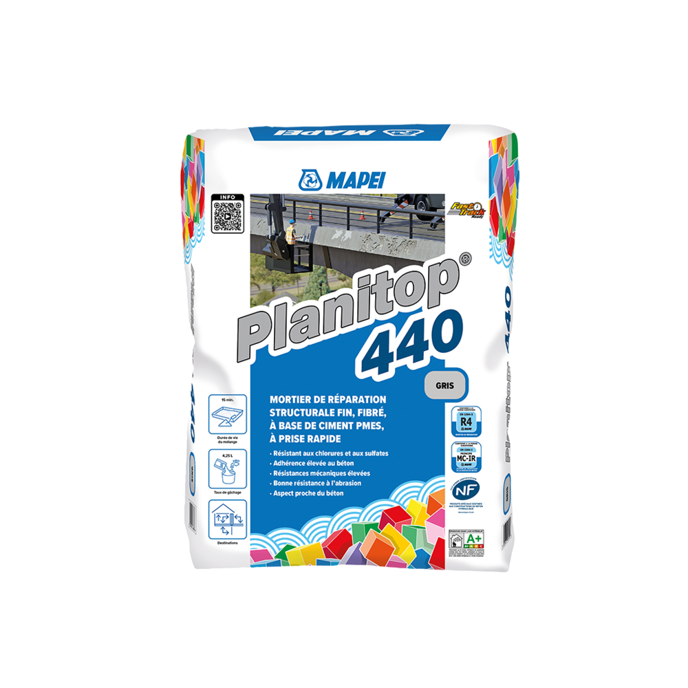 Mortiers de réparation R4 PLANITOP 440 SAC 25 KG - MAPEI