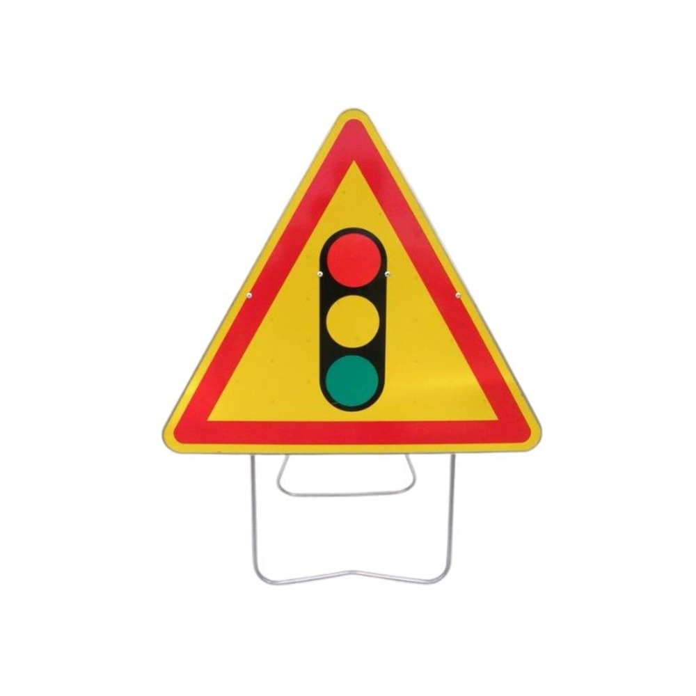 PANNEAU DE SIGNALISATION AK17 1000 CLASSE 1 FEUX TRICOLORES ...
