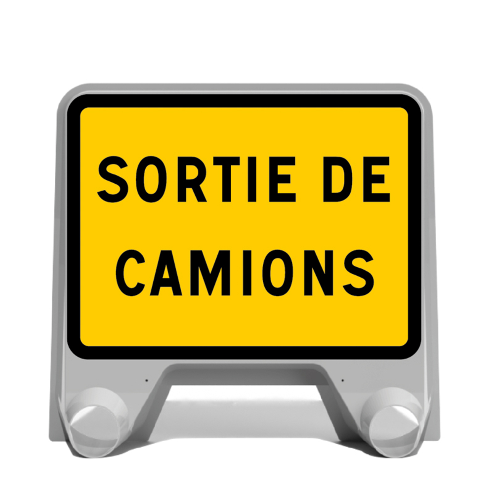 PANNEAU DE SIGNALISATION MISTRAL KC1 SORTIE CAMION 800MM T1 ...