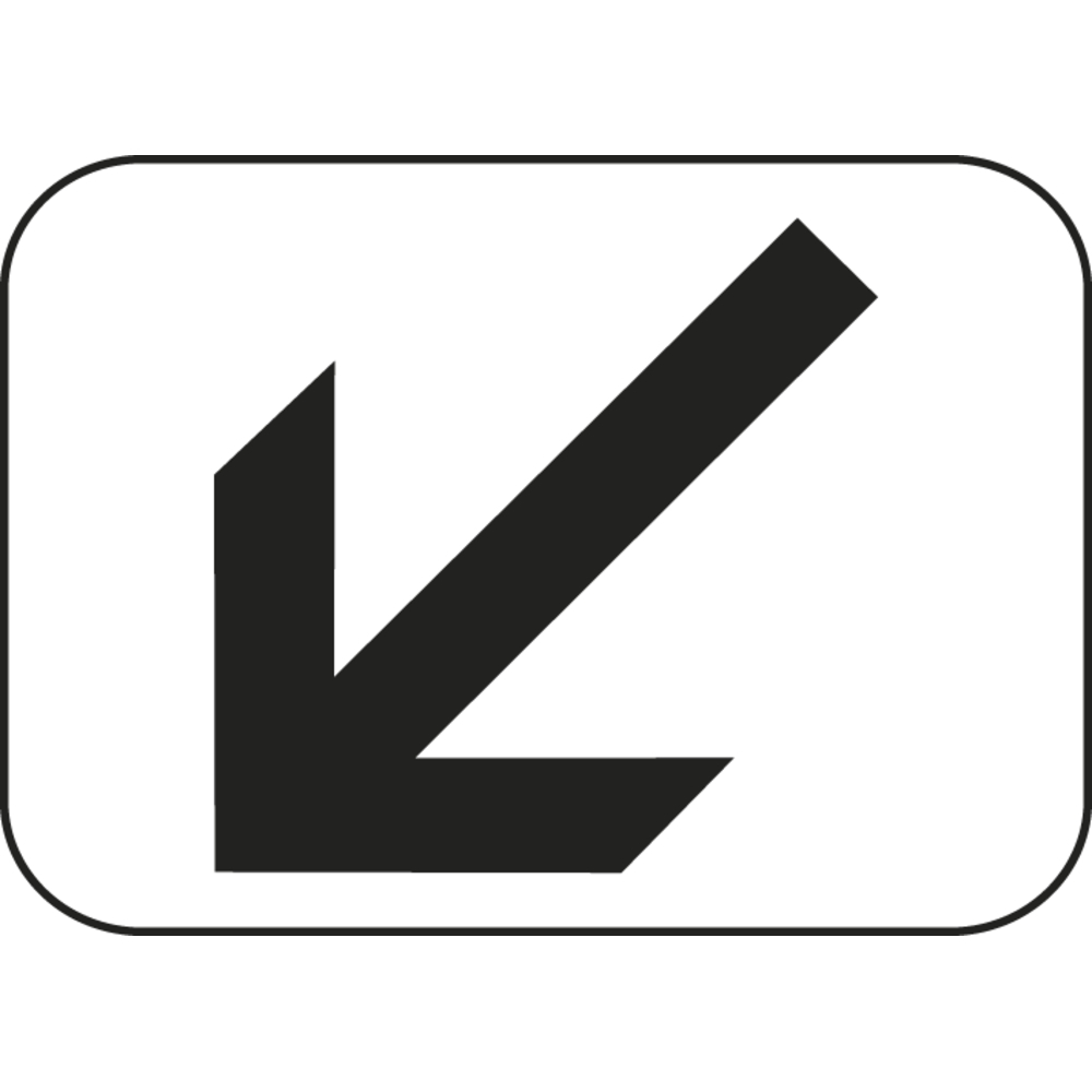 Panneau de signalisation position ou directionnel 900x250 M3...