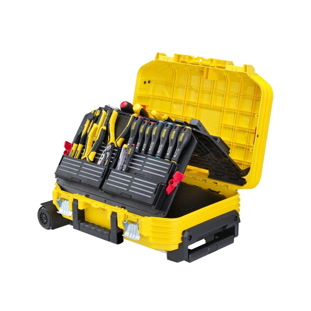 Valise de maintenance à roulettes + 100 pièces - Fatmax