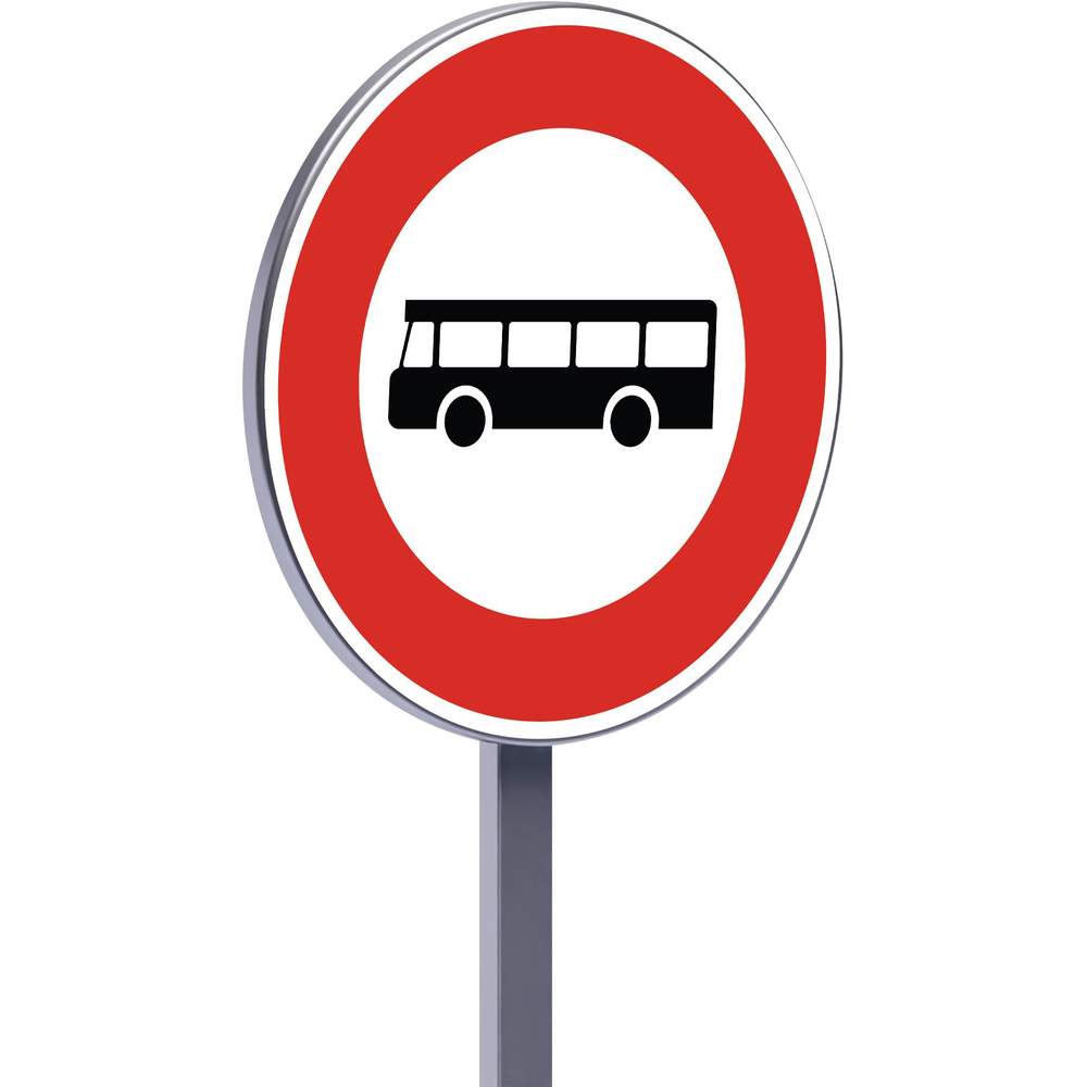 Panneau permanent B9f 450 c2 accès interdit aux véhicules ...