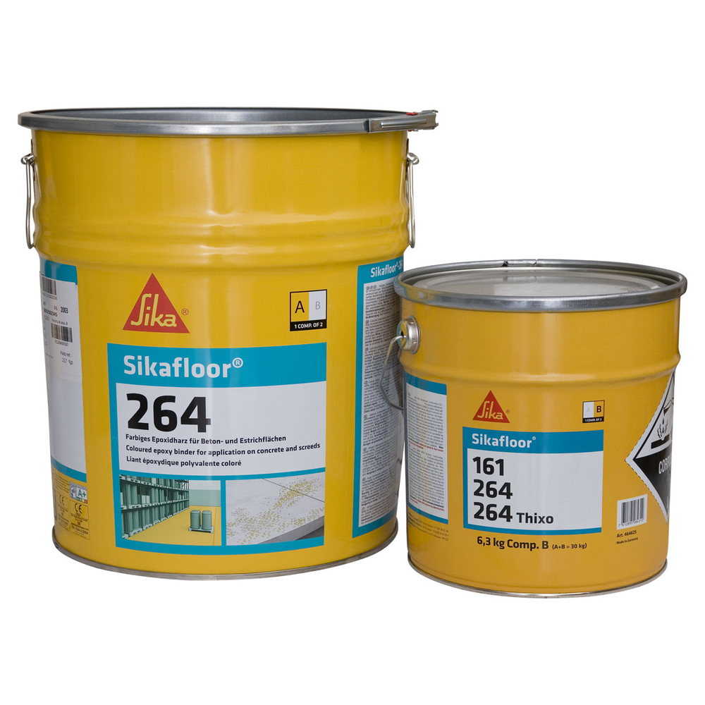 Kit de 10KG de SIKAFLOOR-264 AB RAL2002 rouge - SIKA - 17344...