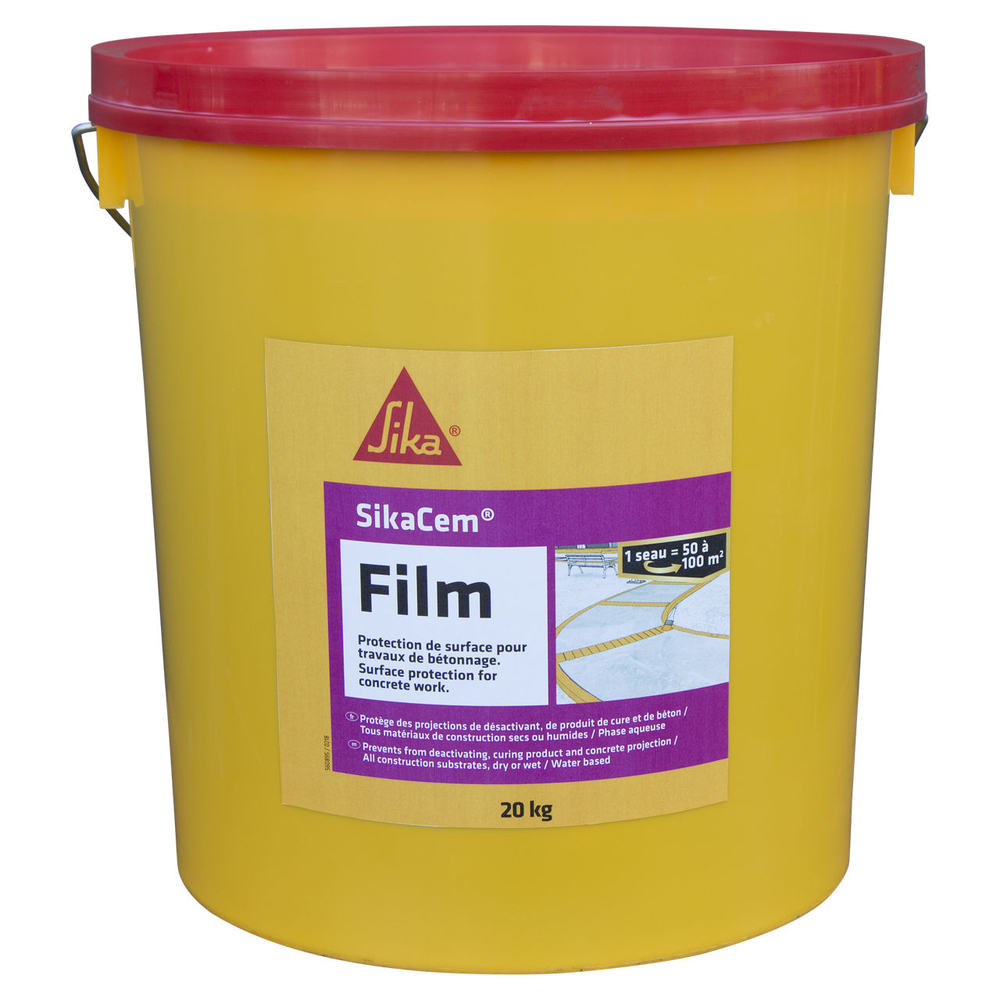 SEAU DE 20KG DE PROTECTION POUR BÉTON SIKACEM FILM - SIKA