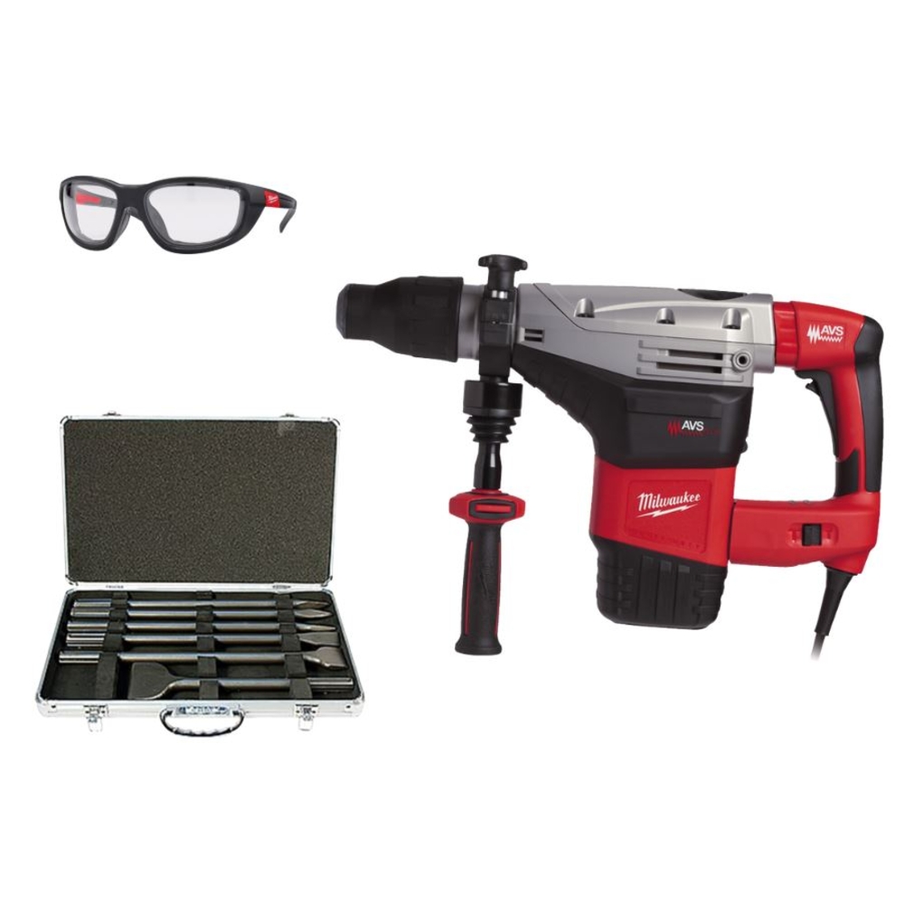 Pack Perfo burineur 7kg MILWAUKEE 11,9J K750S SDS MAX avec c...